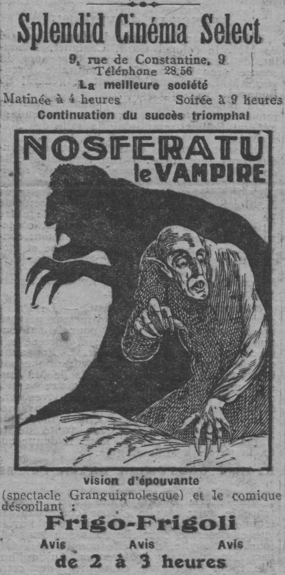 Nosferatu 1922 Poster